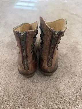 Shyanne | Shoes | Shyanne Brown Studded Western Ankle Boots | Poshmark